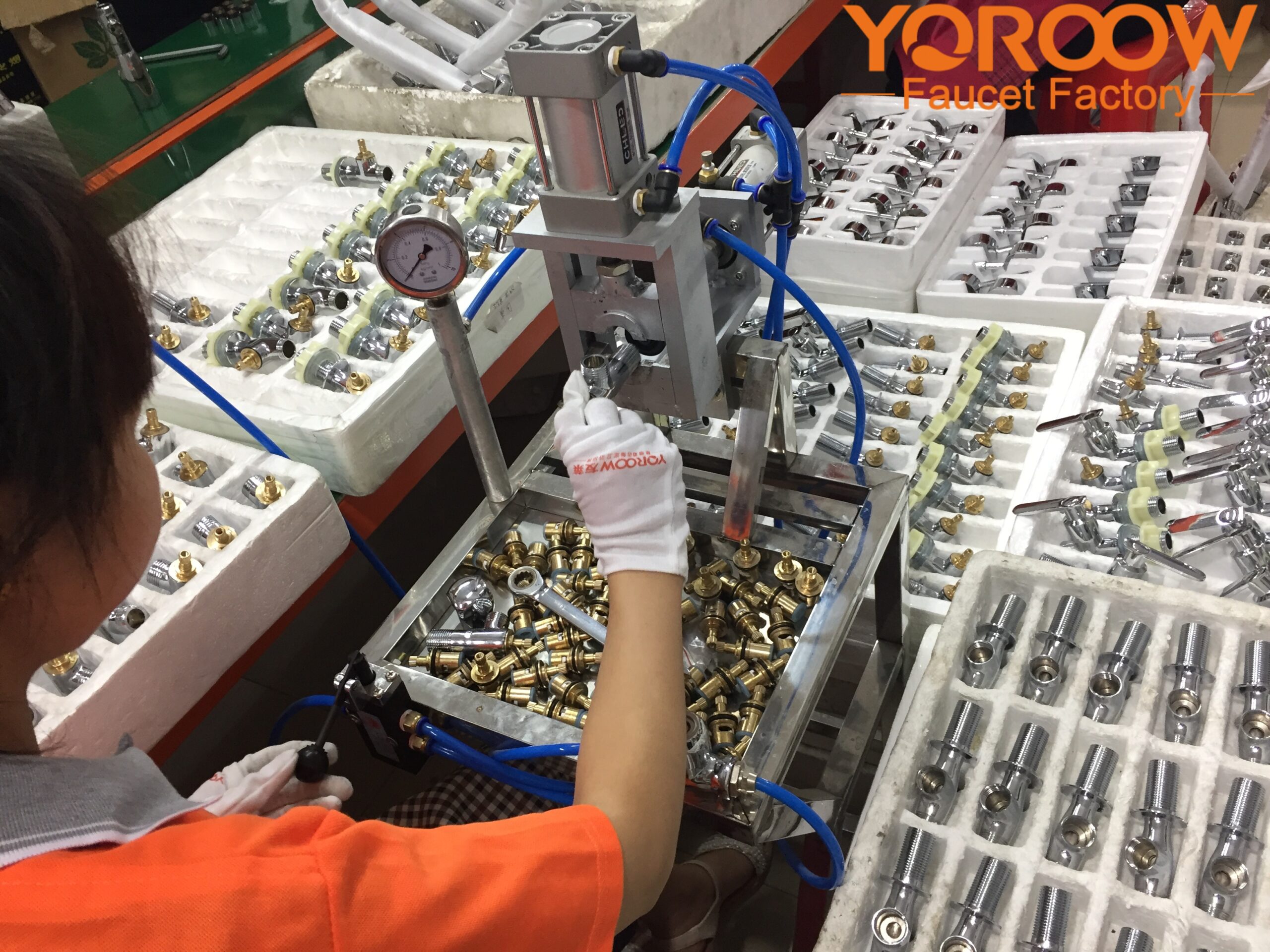 Detailed analysis of the production process of YOROOW faucet factory ...
