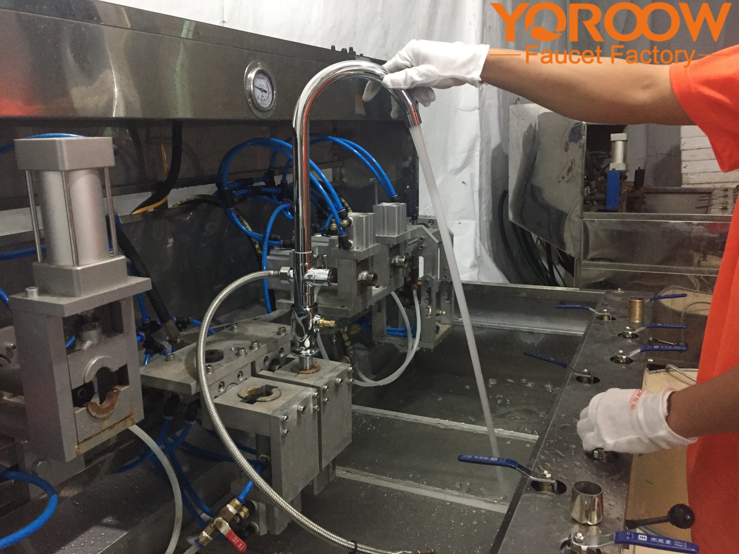 Detailed analysis of the production process of YOROOW faucet factory ...